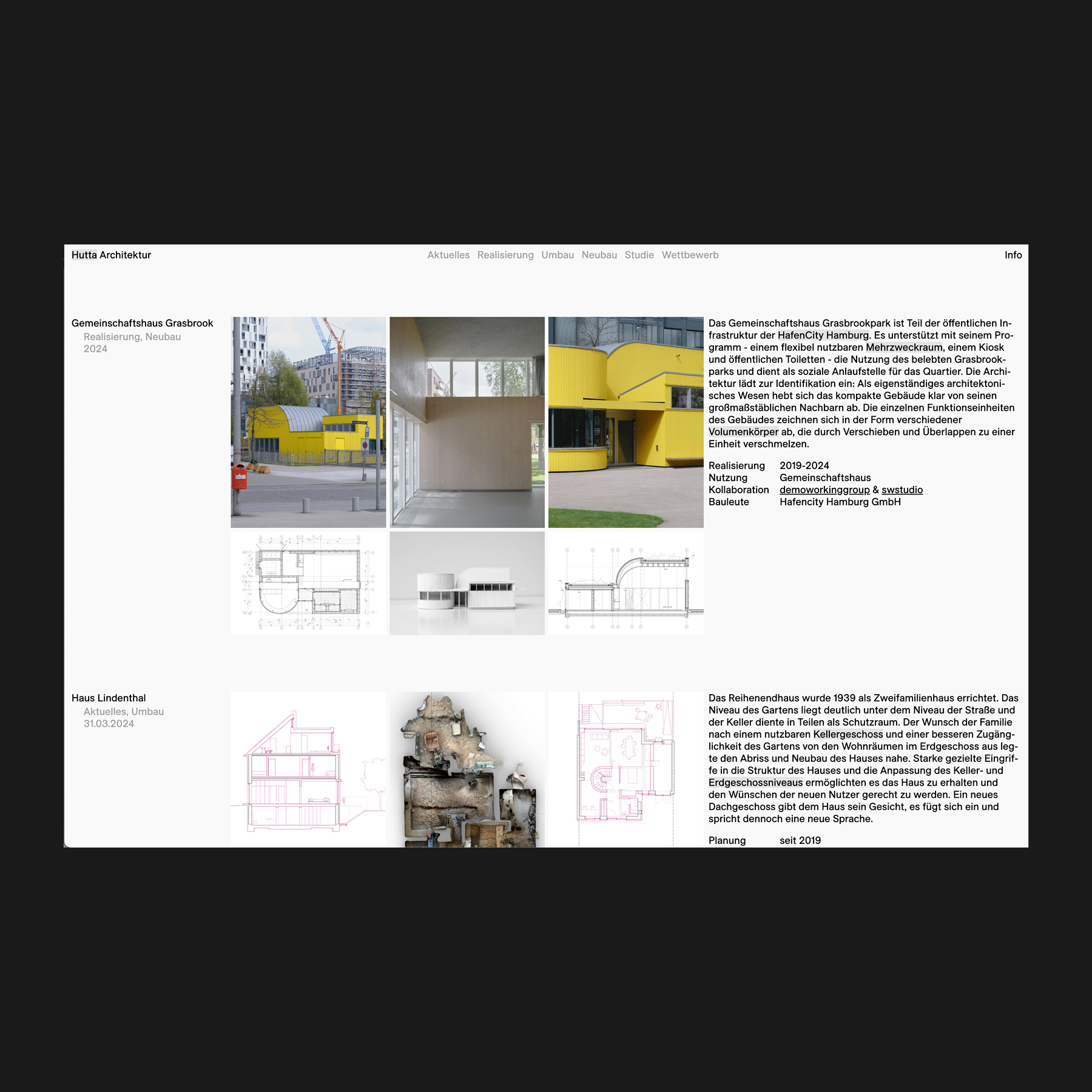 Serve and Volley — Hutta Architektur